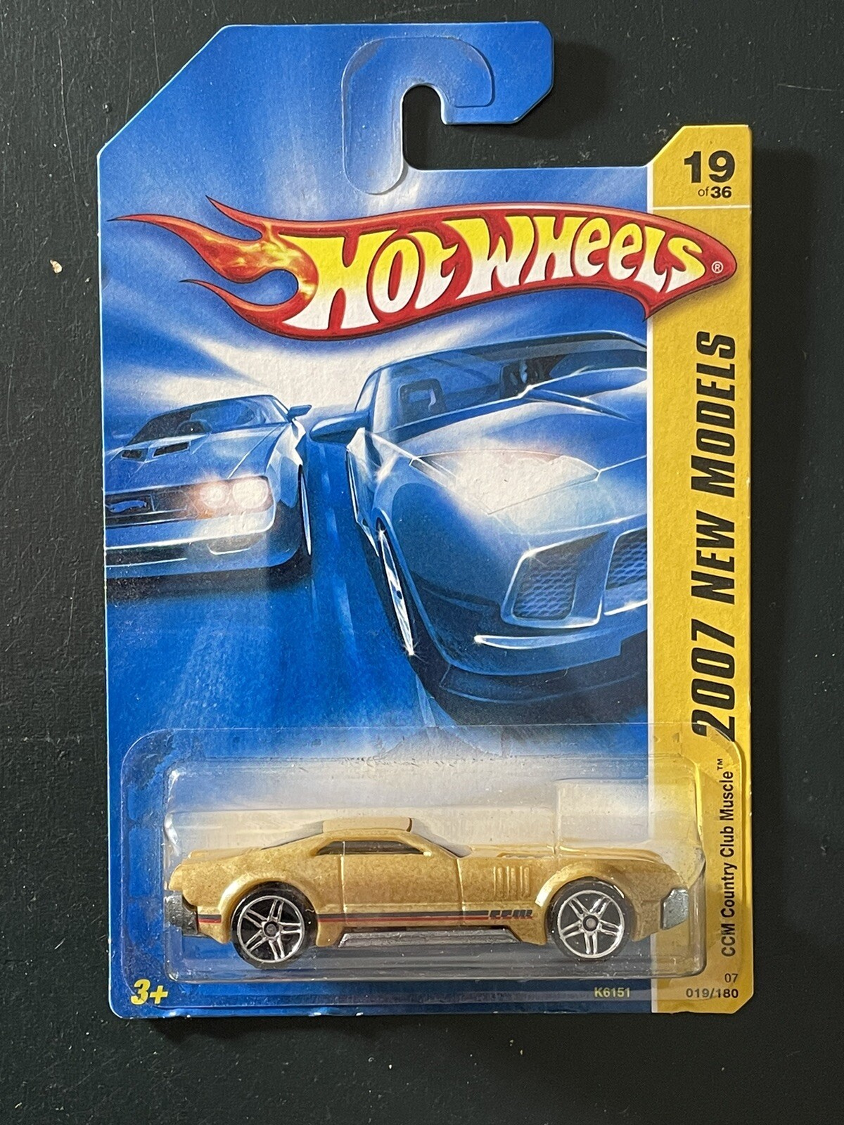 HOT WHEELS VHTF #19 2007 NEW MODELS SERIES CCM COUNTRY CLUB MUSCLE ...