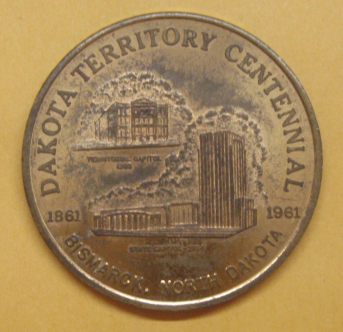 Token 1861-1961 Dakota Territory Centennial Take a Look | eBay