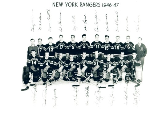 1946 1947 NEW YORK RANGERS 8X10 TEAM PHOTO HOCKEY NHL USA HOF | eBay