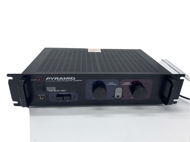 PYRAMID PA600X Stereo Power Amplifier 600w Professional DJ for sale ...
