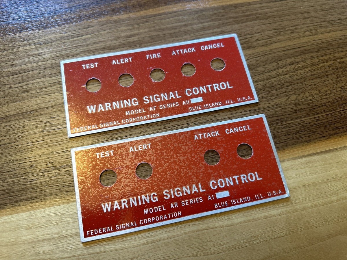 Federal Signal Siren Controller FEDERAL SIGNAL VISION SL LED Light