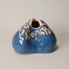 Handmade pottery. Vase for Ikebana. Marine life. Marine biology ...