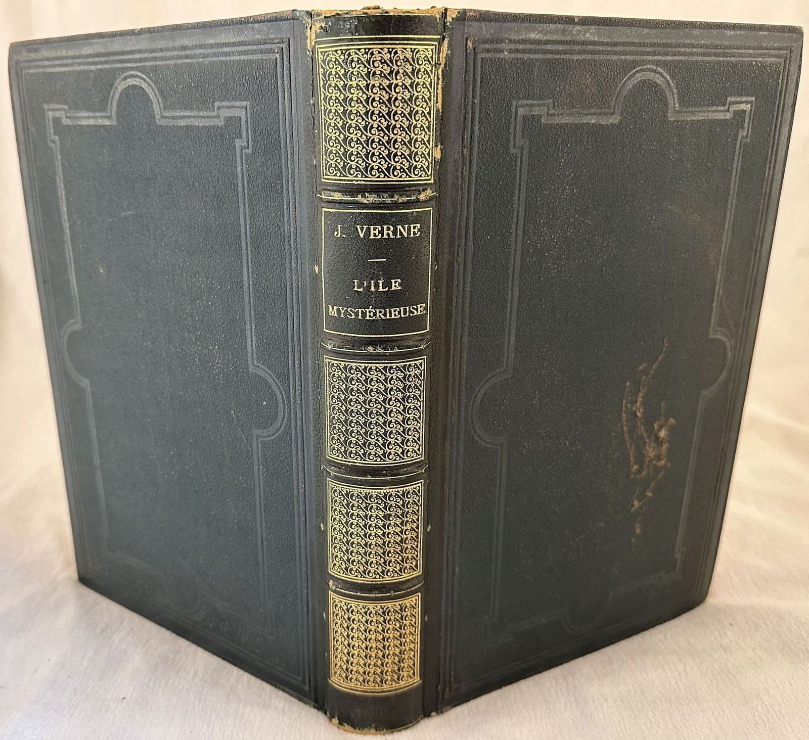 Jules Verne L'Ile Mysterieuse L'Île Mystérieuse Barbant Ferat Ligature ...