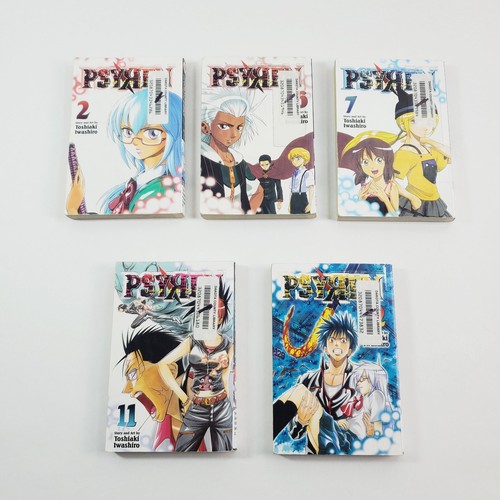 Lot of 5 Psyren English Manga Volumes 2 6 7 11 12 by Toshiaki Iwashiro ...