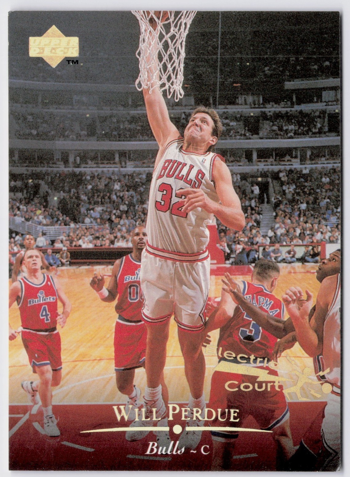 1995-96 Upper Deck - Will Perdue #70 Gold Electric Court for sale ...