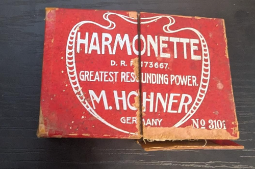Antique German M. Hohner Harmonette Musical Instrument 3101 Original ...