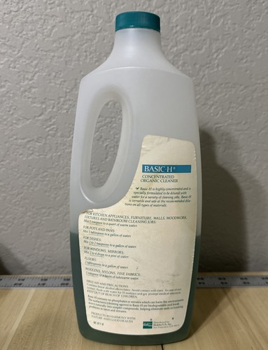 SHAKLEE Basic H Concentrated Organic Cleaner All Purpose 32oz Non ...