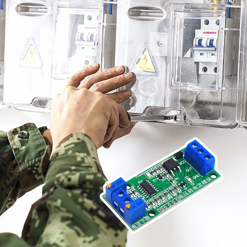 0-15V to 4-20mA Current Transmitter Signal Converter Board Transmission ...