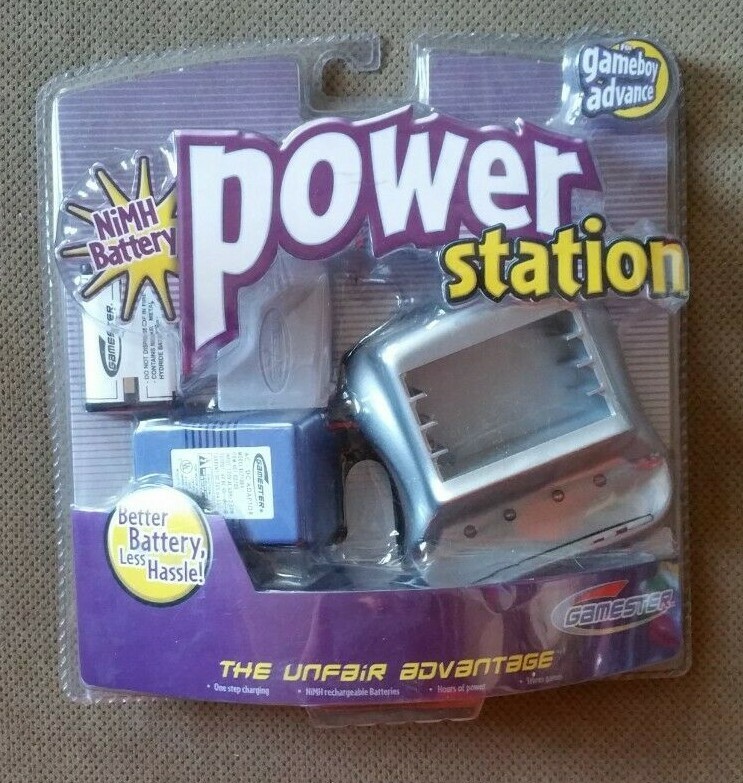 GAMEBOY ADVANCE GAMESTER NiMH BATTERY CHARGING DOCK BRAND NEW Power ...