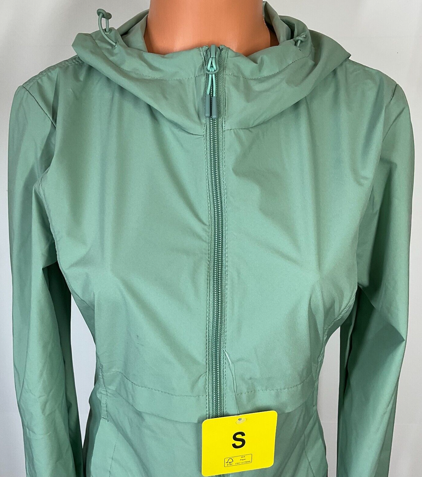 Gerry Ladies' Green Package Hooded Rain Jacket Small NWOT | eBay