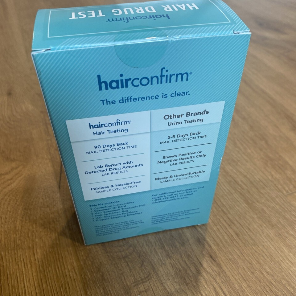 HairConfirm Hair Drug Test - Hair Collection Test Kit 895330002998 | eBay