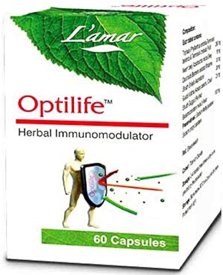 OPTILIFE CAPSULES HERBAL IMMUNOMODULATOR/PURE NATURAL AND HERBAL/100% ...