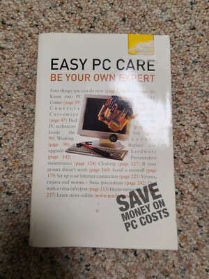 Easy PC care Book, published by teach yourself | eBay