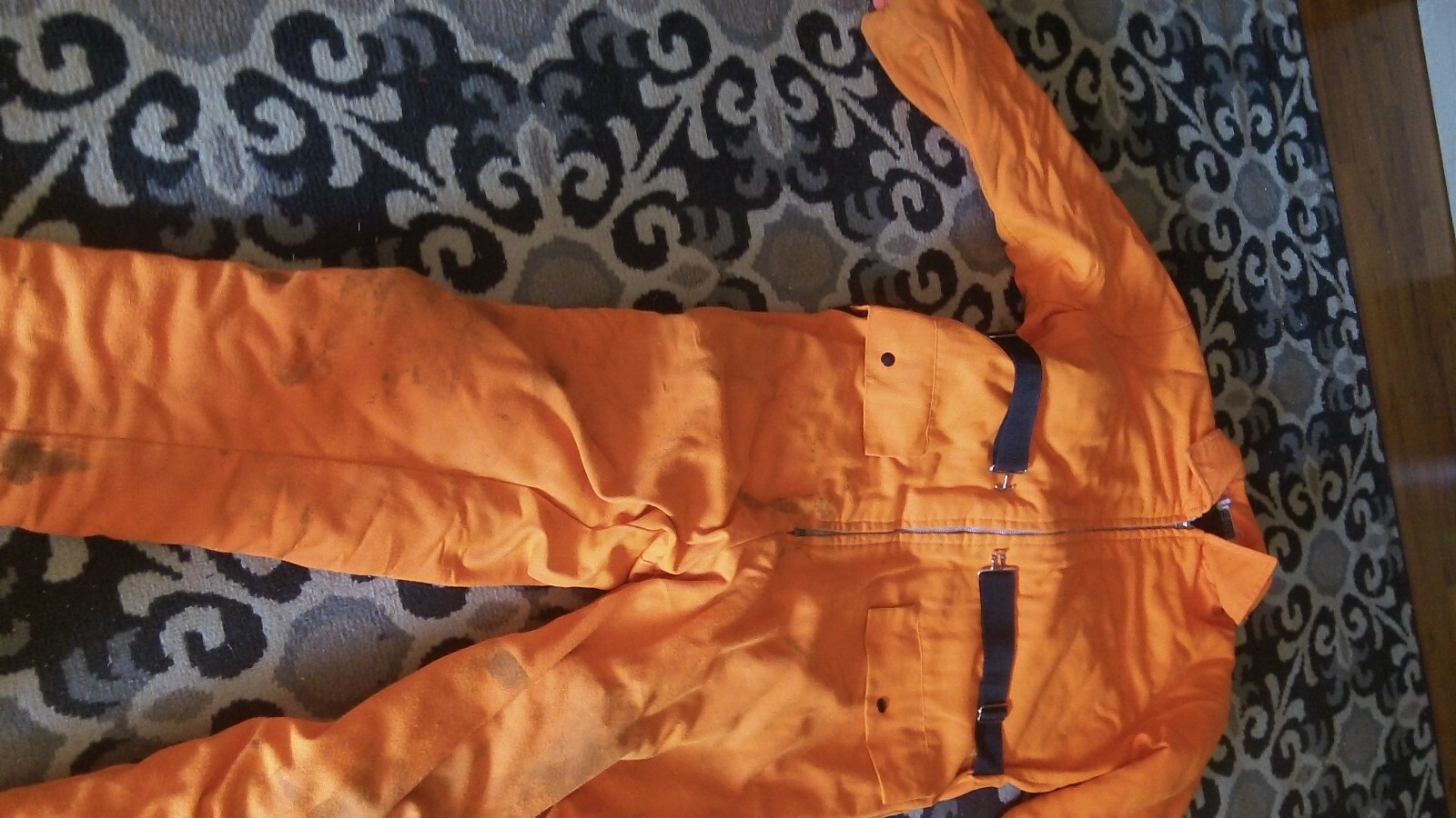 1 Lot Blaze Orange Hunting Clothing. Coat,Coveralls,Over the Clothes ...