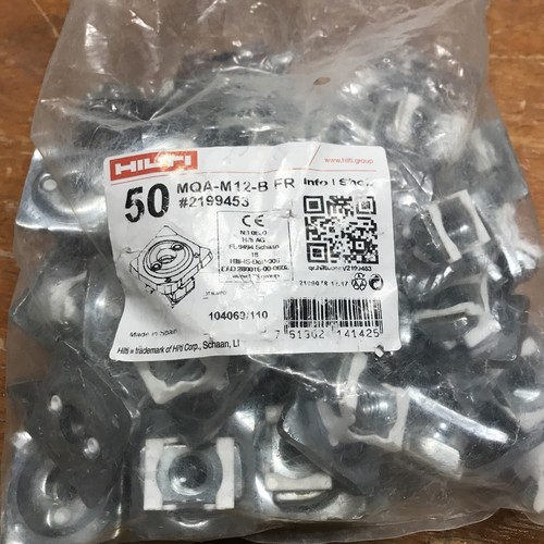 Hilti MQA M12 Pipe Ring Saddle Nut (Lot of 13) | eBay