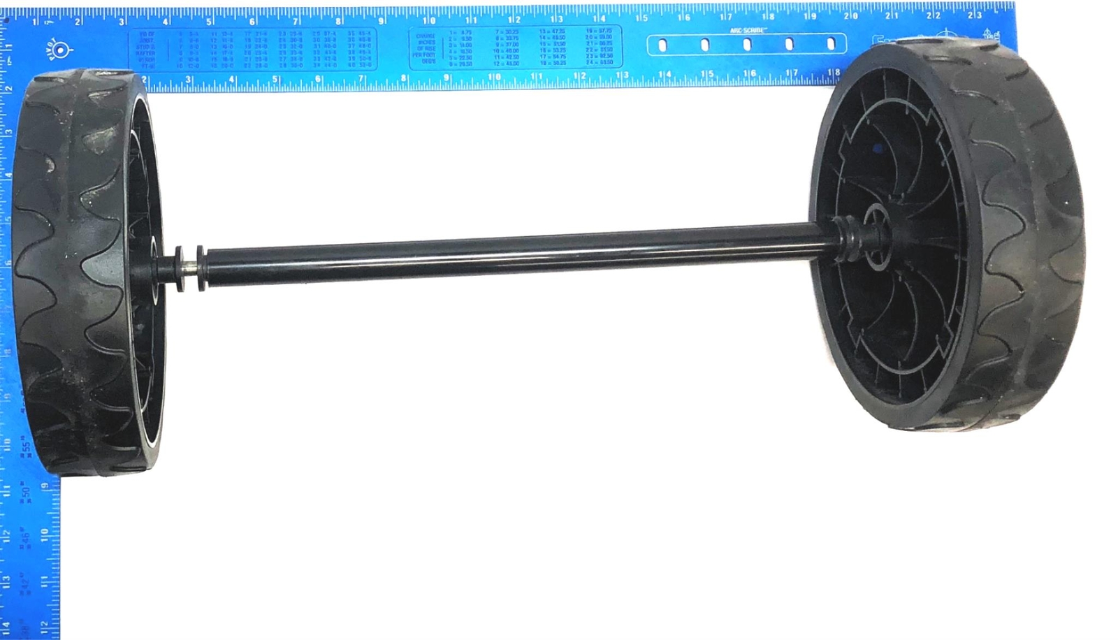 SnowJoe Electric Snow Blower Wheel Axle Assembly ONLY SJ625E USED | eBay