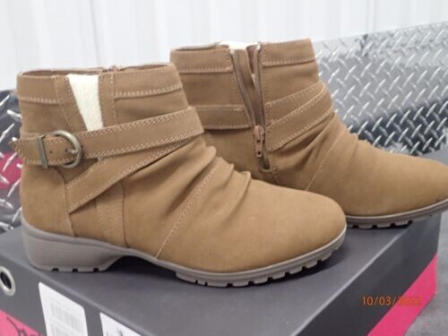 Sporto Women's Melda Waterproof Suede Bootie Size 8.5M Chesnut Orig $99 ...