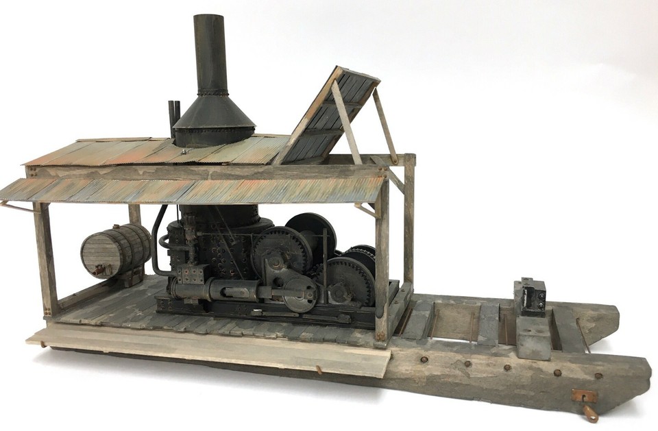 S scale Loader Steam Donkey , Model Railroad, Logging, Lumber. | eBay