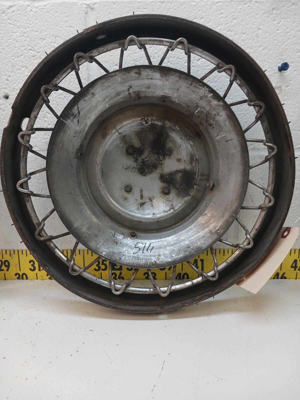OEM GM Set-4 14" Wire Spinner Hubcaps 1962-63 Chevy Impala/Nova/Corvair ...