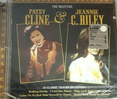 PATSY CLINE & JEANNE C. RILEY- THE MASTERS *2CD BRAND NEW SEALED NUOVO ...
