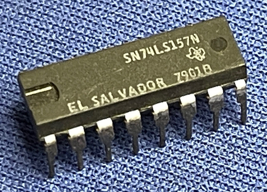 SN74LS157N 74LS157 TI VINTAGE 1979 16-PIN DIP PKG | eBay