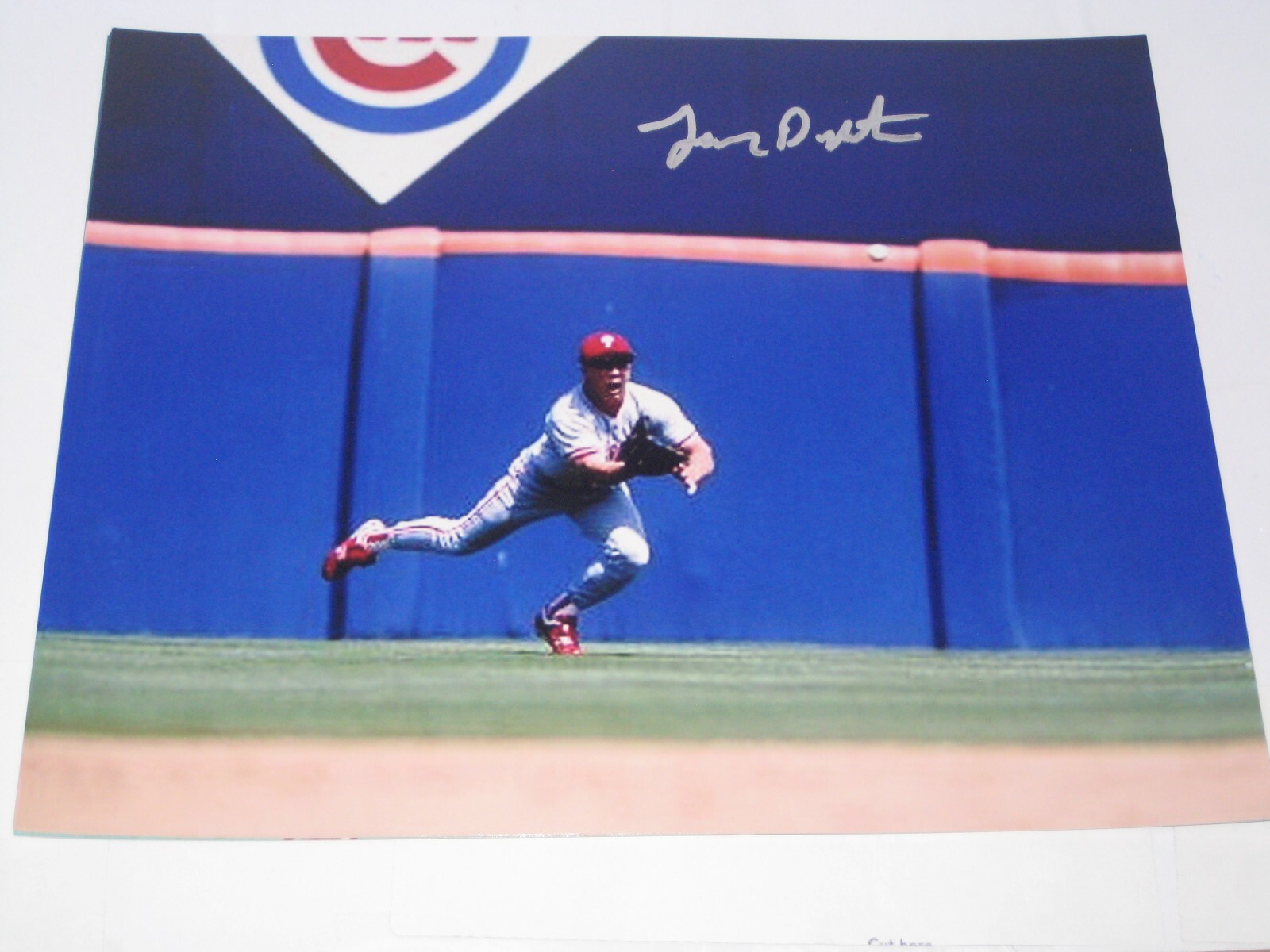 LENNY DYKSTRA PHILLIES LEGEND "NAILS" AUTOGRAPHED SIGNED PHOTO COA FREE ...