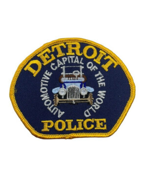 US Detroit Michigan Automotive Capital of the World Police Patch | eBay