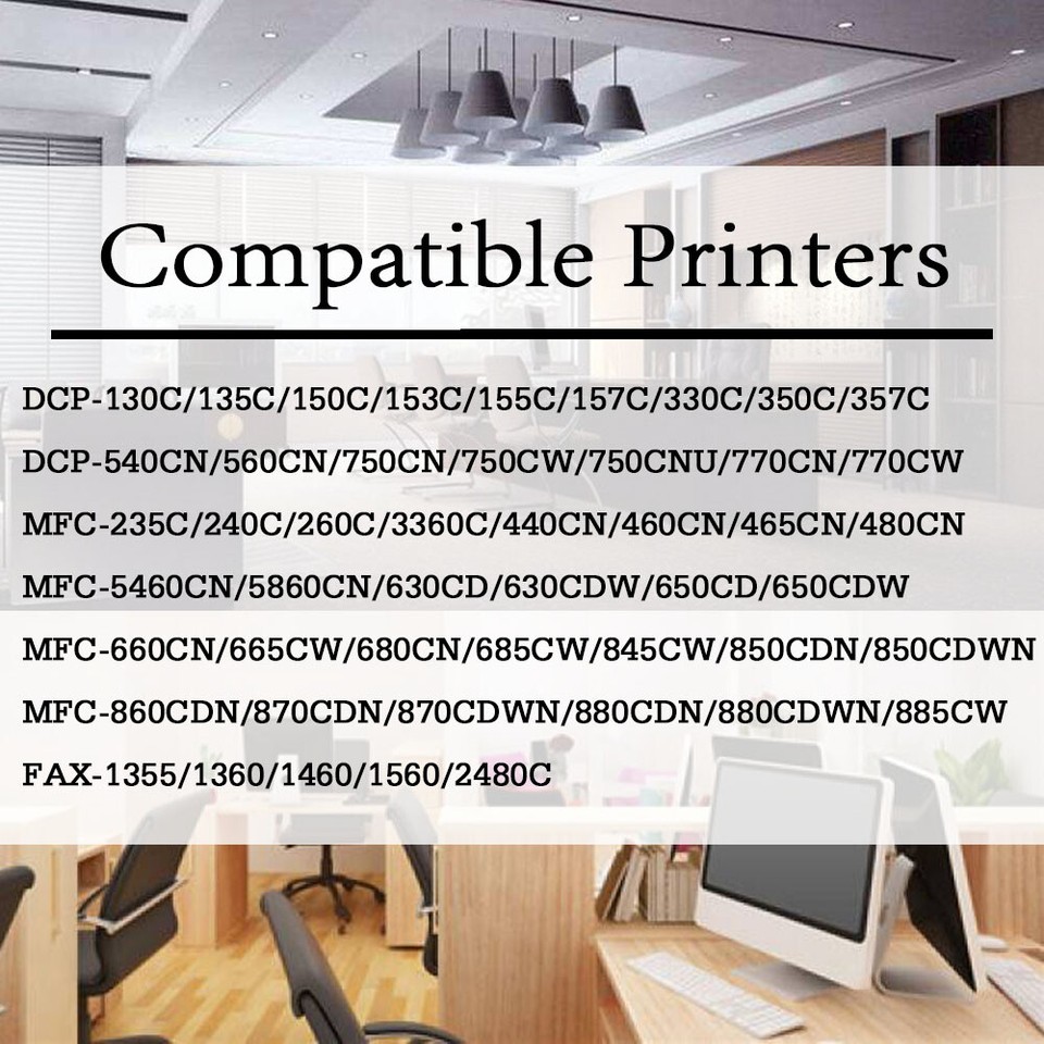 16-Pack LC51 ink set for Brother MFC-465CN MFC-3360C MFC-685CW Printer ...