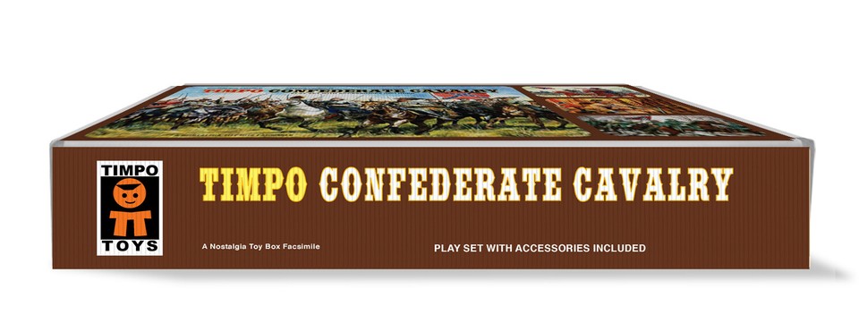 Timpo Union Cavalry Play Set Box and Timpo Confederate Cavalry Play Set ...