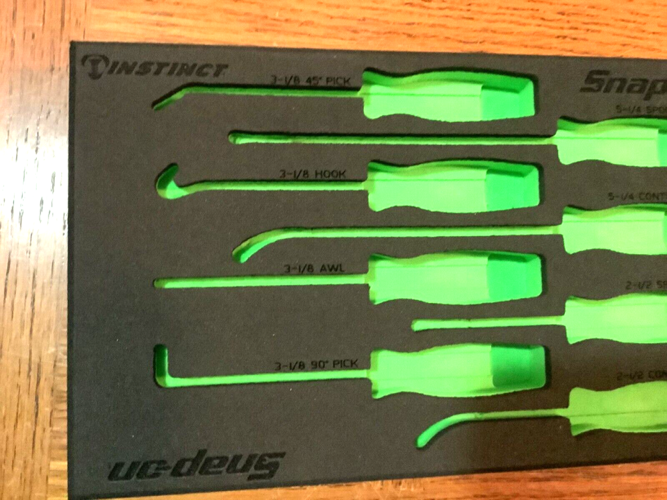 New Snap-on Green Foam Tray Organizer for Mini Awl and Pick & Seal ...