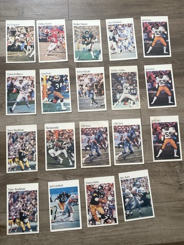 1981 Marketcom NFL Mini Poster Lot - 19 Total - Walter Payton, Terry ...