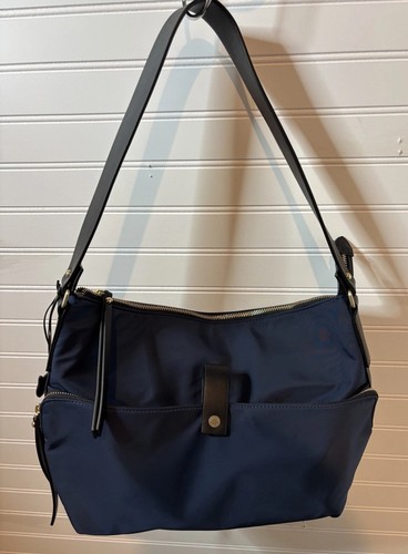 RADLEY London Navy / Black Alpha Road Nylon Medium Zip Top Multiway ...