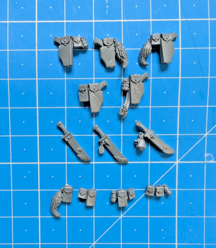 Space Wolves Grey Hunters Bits Accesories x12 Veterans Primaris Marines ...