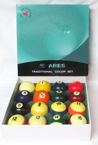 Cyclop ARES Billiard Ball Box w/ 16 pc. Mixed Ball Set, Gently Used | eBay