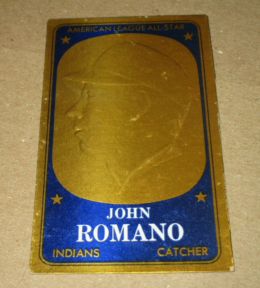 1965 TOPPS BASEBALL EMBOSSED #10 JOHN ROMANO CLEVELAND INDIANS AL | eBay