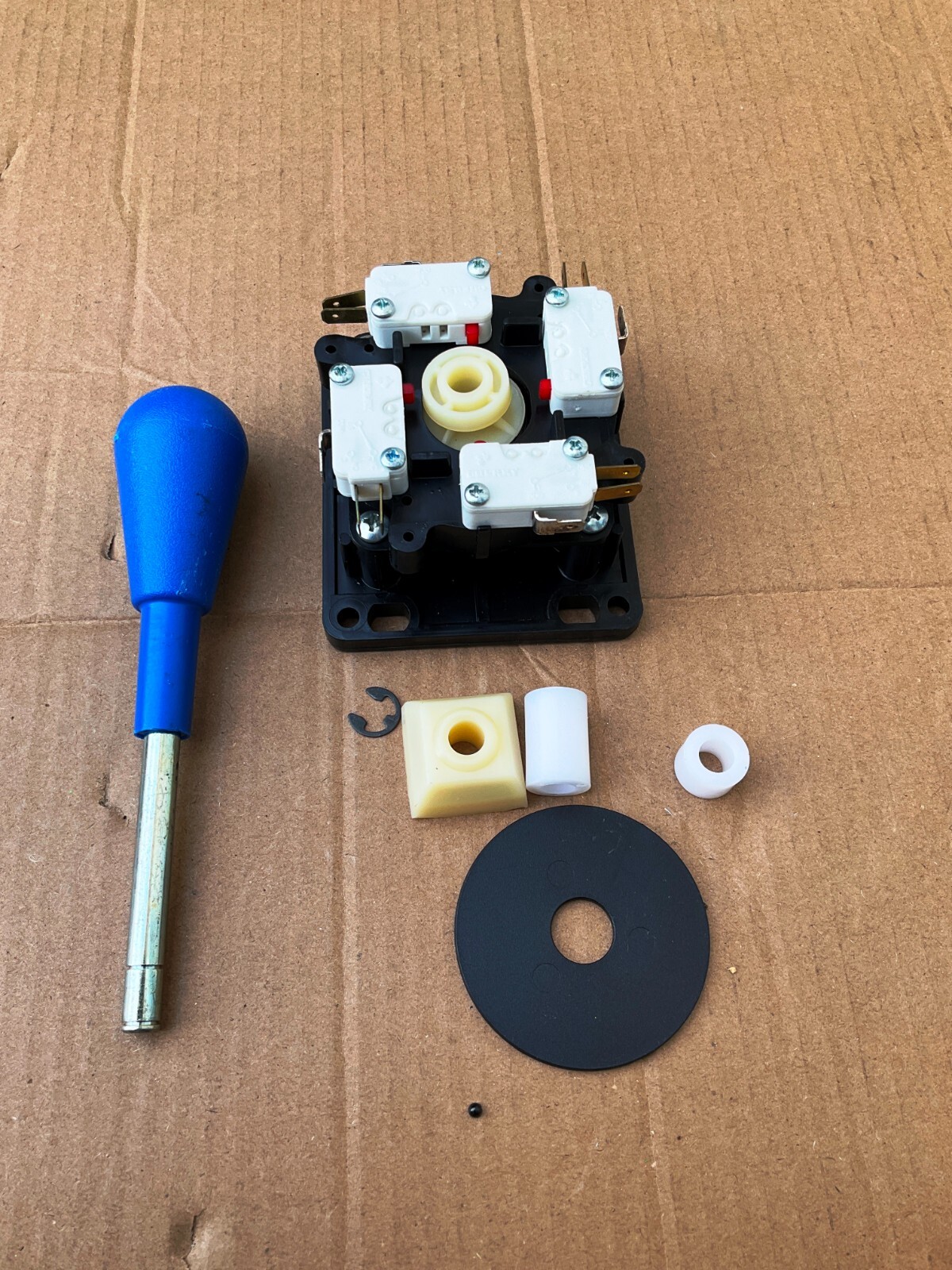 New Vintage Happ Controls Ultimate Joystick Blue 4 Way 50-7604-12 | eBay