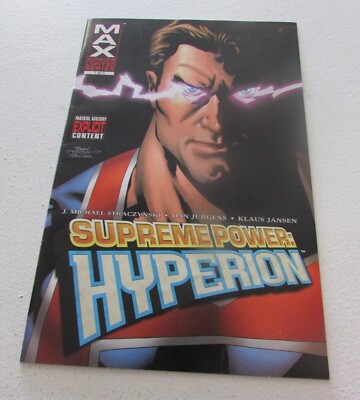 COMIC BOOK MAX COMICS LIMITED SERIES 1 OF 5 SUPREME POWER: HYPERION | eBay