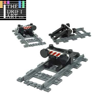 Station Tracks Railway Buffer for Lego Kit Train Building Blocks Sets ...