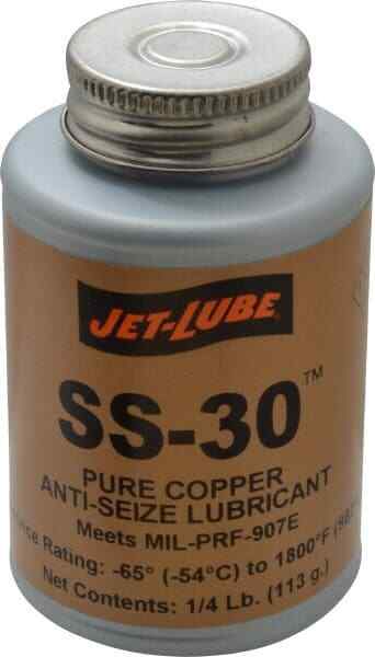 Jet-Lube 0.25 Lb Can High Temperature Anti-Seize Lubricant Copper, -65 ...
