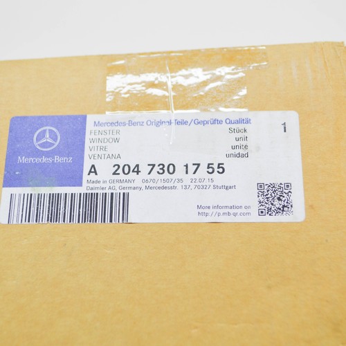 NEW MERCEDES-BENZ C-CLASS S204 REAR LEFT DOOR WINDOW A2047301755 | eBay