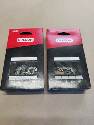 2 Pack Oregon 8" Chainsaw Chain fits Portland 68862 62896 63190 3/8LP ...