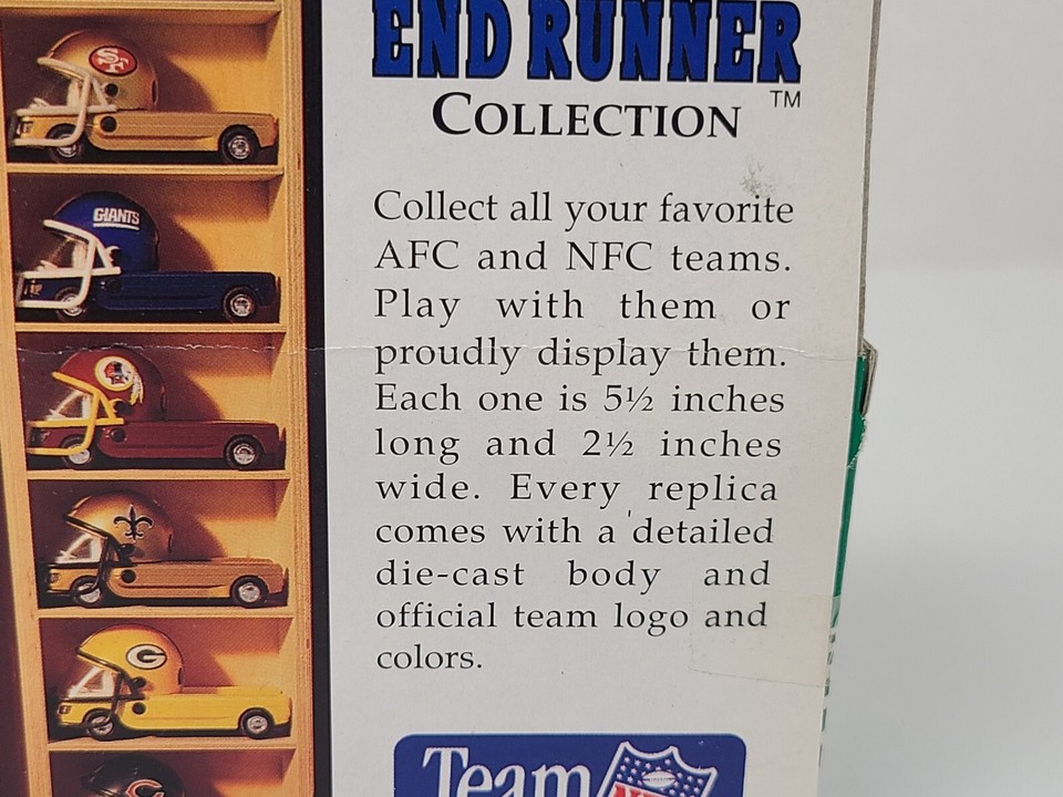 NFL End Runner Carolina Panthers Helmet Team Buggy Die Cast Car Vintage ...