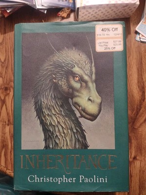 First Edition Hardcover Copy Of Book 4 Of The Inheritance Cycle ...