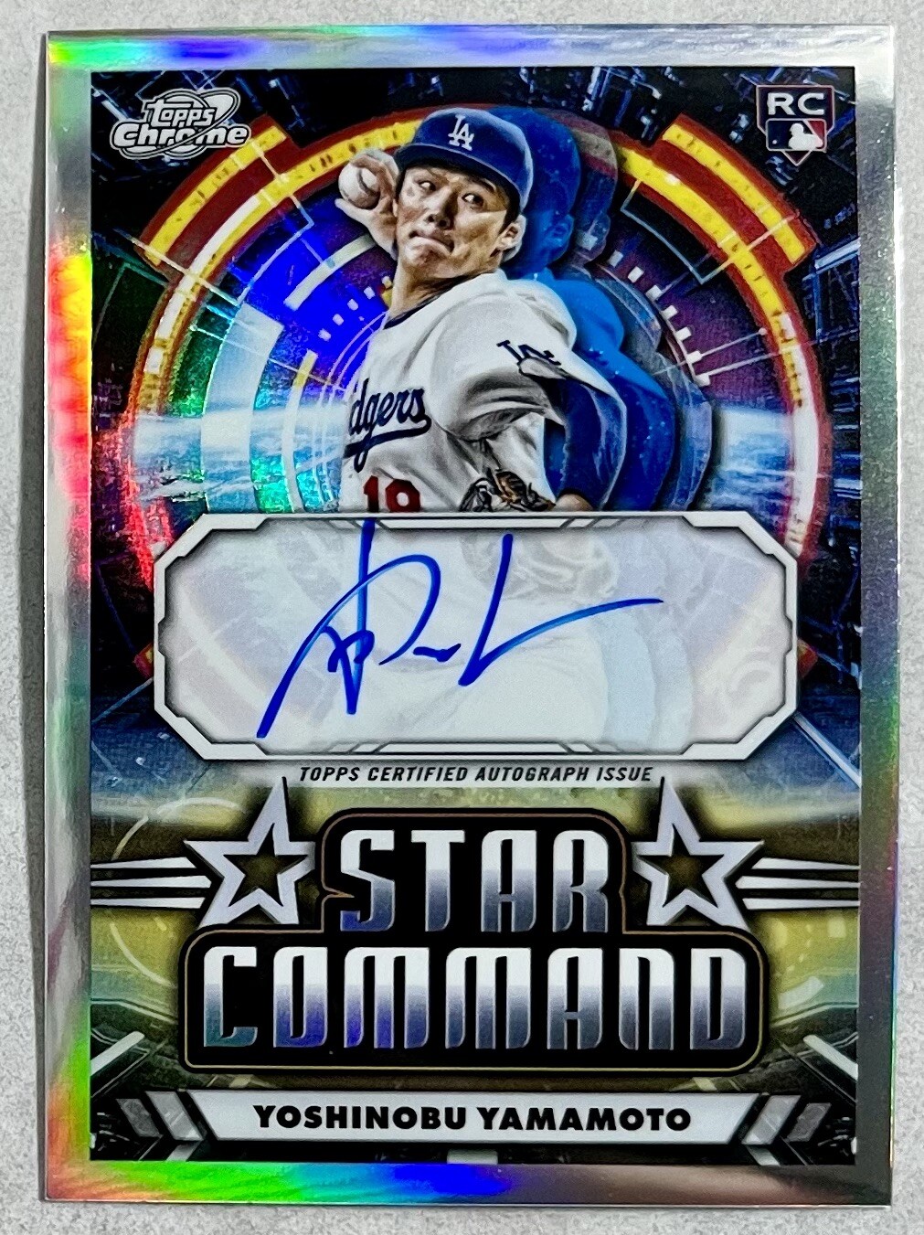 Yoshinobu Yamamoto 2024 Topps Chrome Cosmic #SCA-YY Star Command Autographs Price Guide - Sports ...