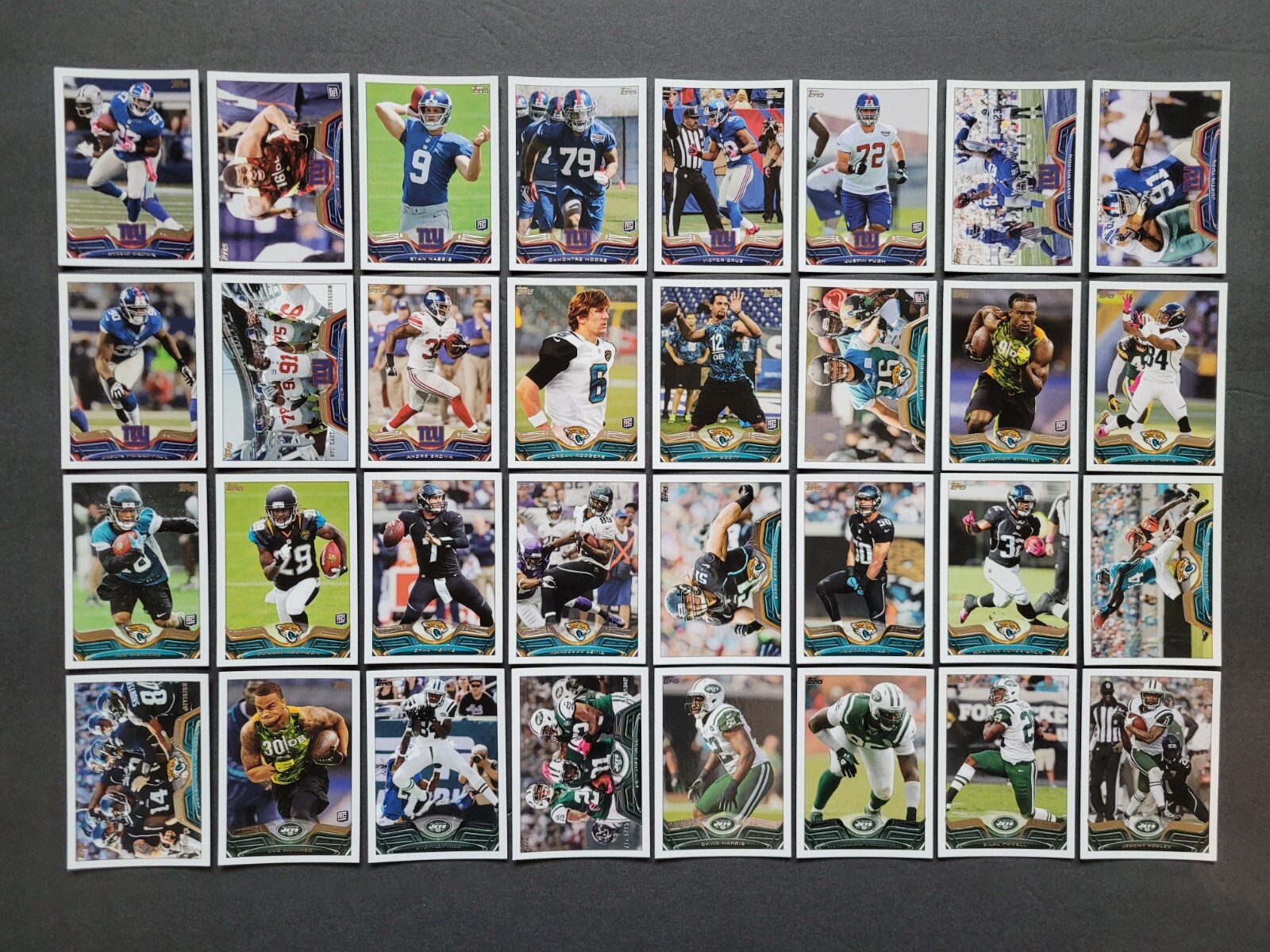 2013 TOPPS mini CARDS You Pick GIANTS Jags JETS Lions PACKERS Panthers ...