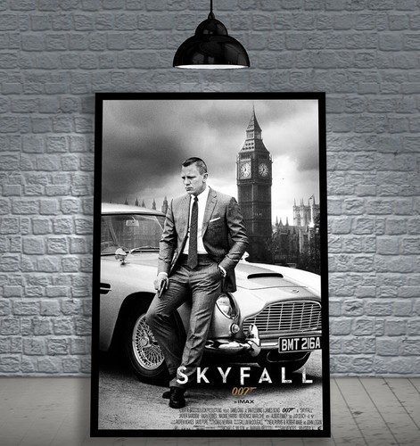 JAMES BOND 007 SKYFALL 2012 FRAMED MOVIE POSTER PRINT CINEMA A1 ...