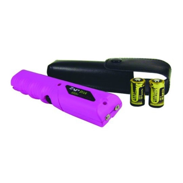 Zap Stick High Voltage Stun Gun With LED Flashlight Zapstk800fpk Pink ...