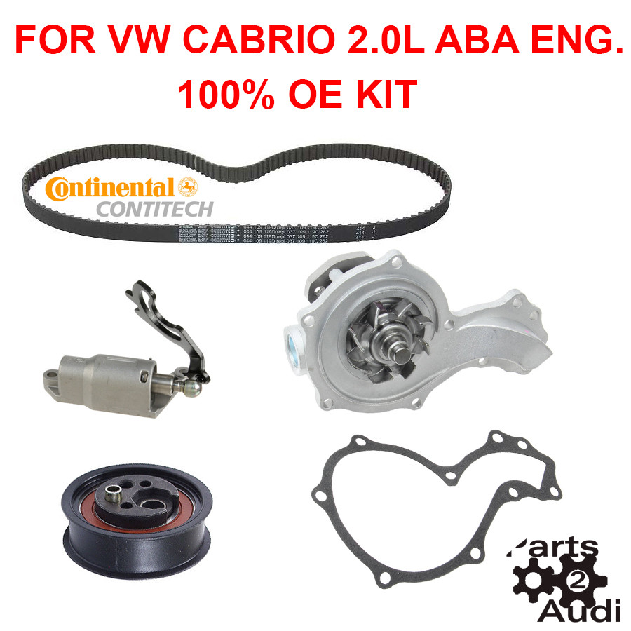 OE Engine Timing Belt Kit For VW Cabrio Golf Jetta 2.0L ABA Eng. | eBay