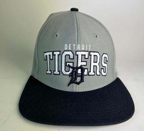 47 Brand Detroit Tigers MLB Cap Grey Black Baseball Genuine Merchandise ...