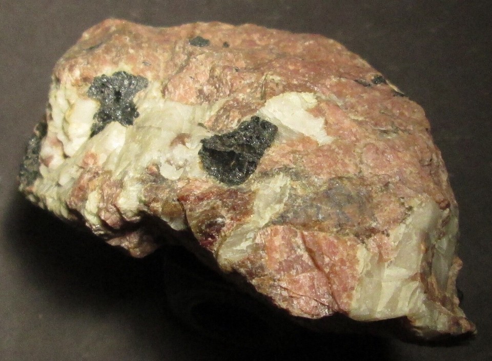 Rhodonite Willemite Calcite Franklinite Fluorescent Mineral Franklin NJ ...
